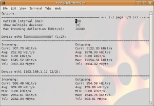 nload, a network traffic analyser — page 2 - Debuntu